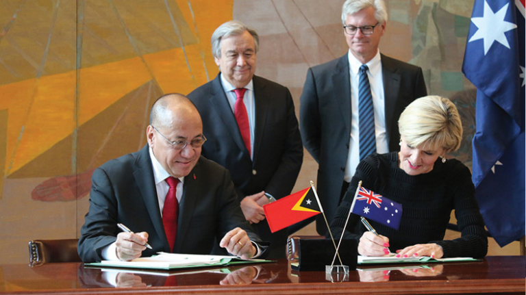 The Australia/Timor-Leste maritime boundary dispute - Centre for ...