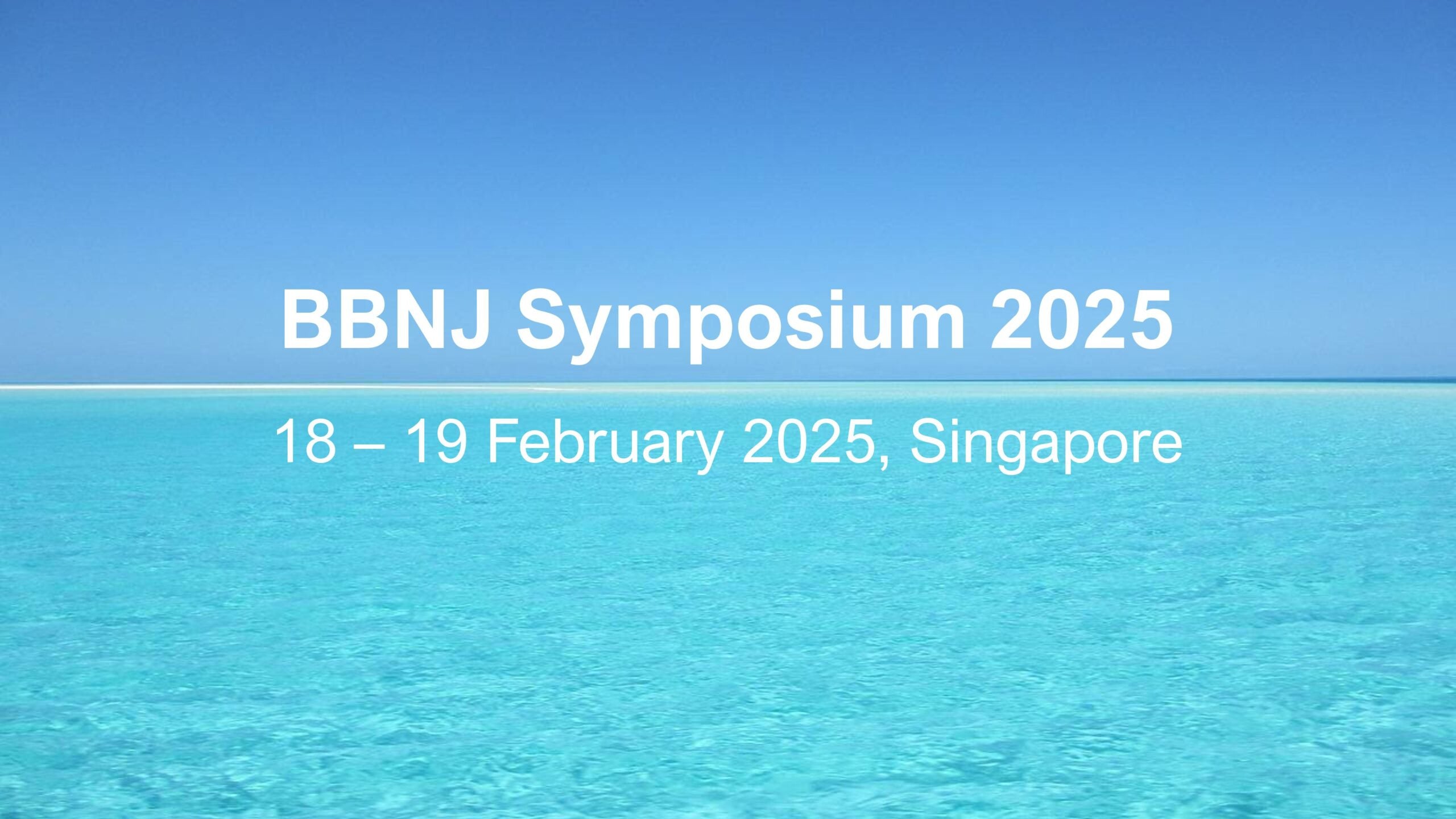 BBNJ Symposium 2025 - Centre for International Law