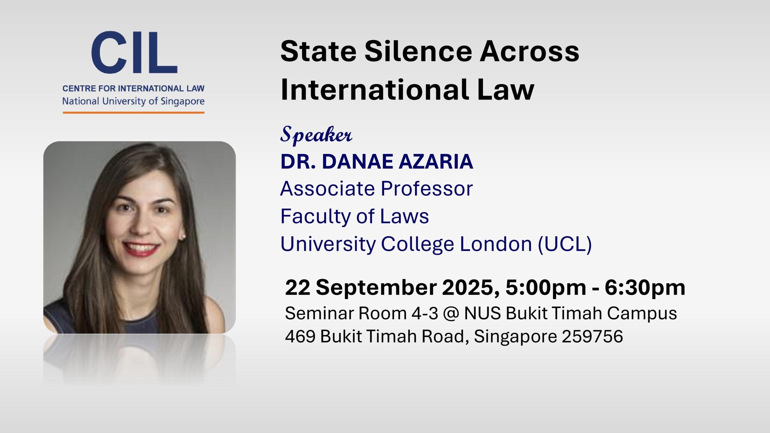 State Silence Across International Law - Centre for International Law