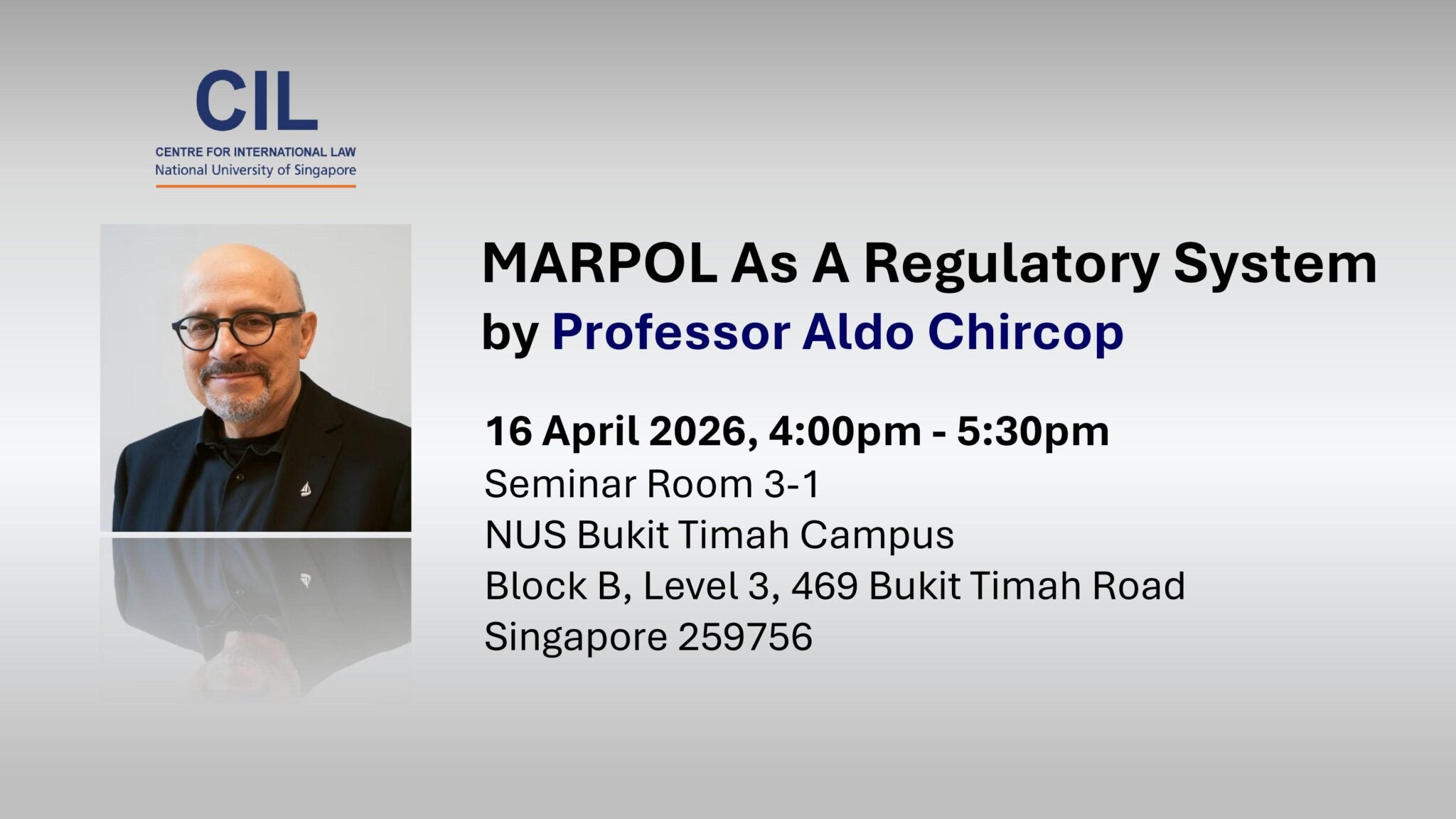 Professor Aldo Chircop on MARPOL As A Regulatory System - Centre for ...